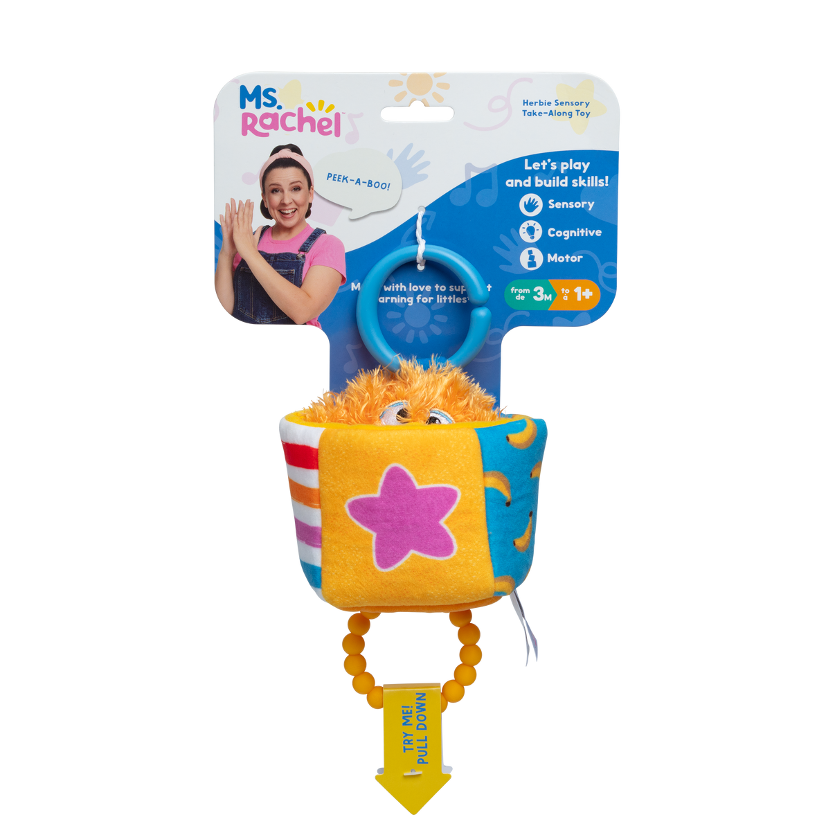 Herbie Sensory Take-Along Toy – Ms Rachel | Official Site