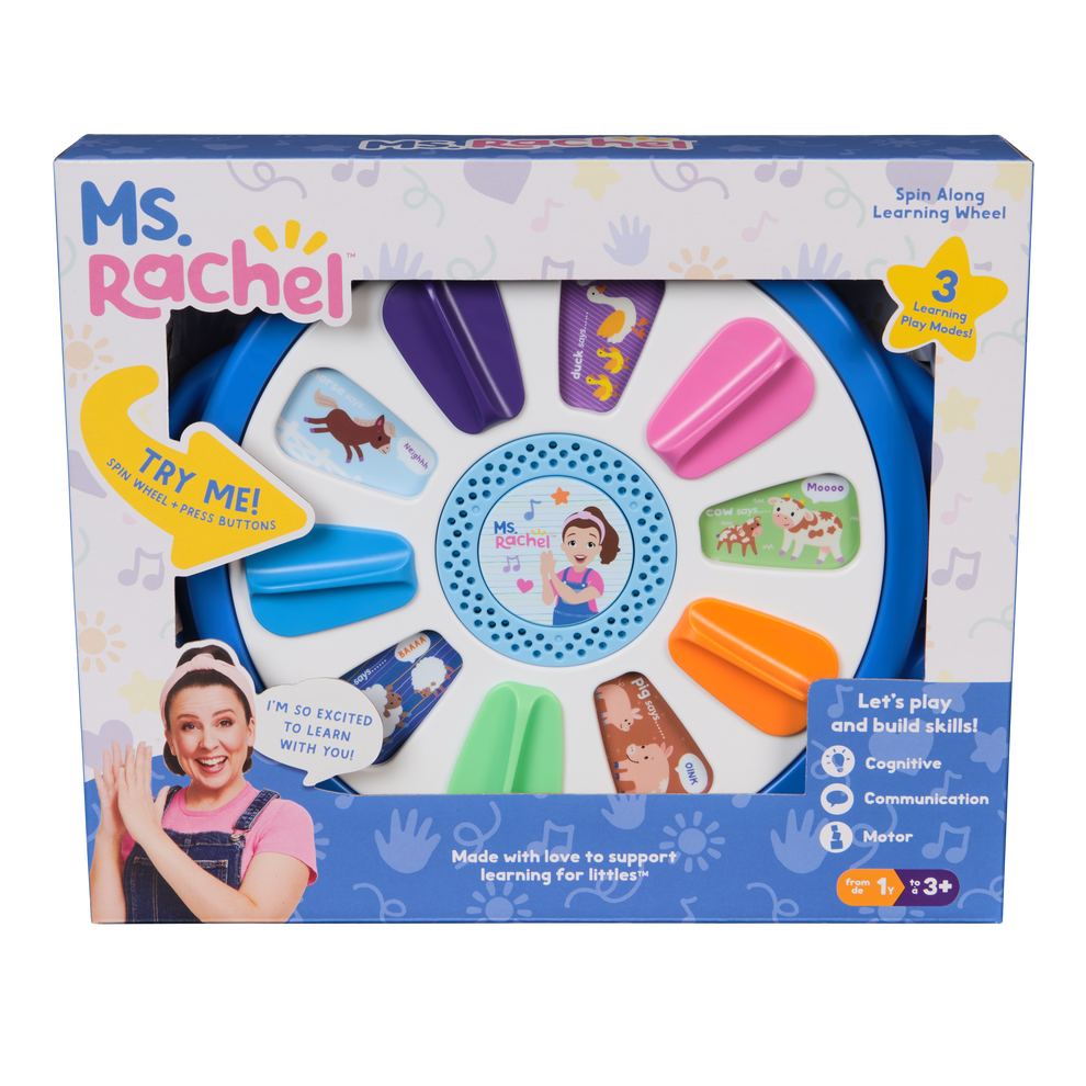 Spin Along Learning Wheel – Ms Rachel | Official Site